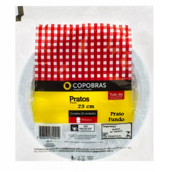 Prato Copobras Prf 23 C/10
