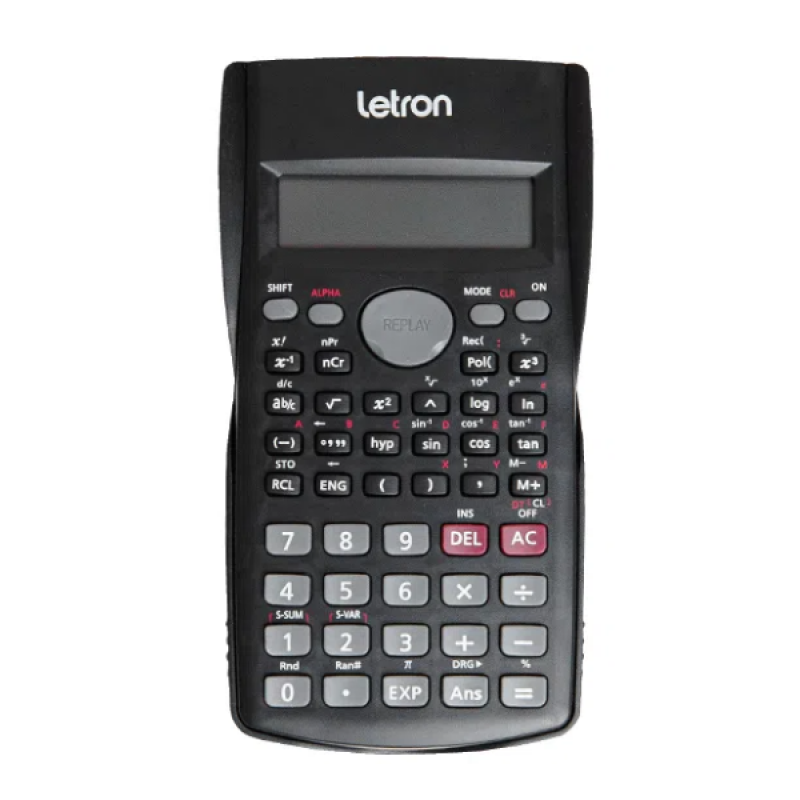 Calculadora Letron Científica 240 Funções Preta UNICO