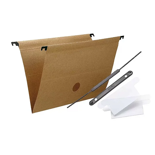 Pasta Suspensa Kraft Dello Embalagem C/50