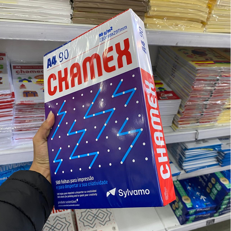 Papel Chamex Super A 4 90gr C 500fl - Cx C/5